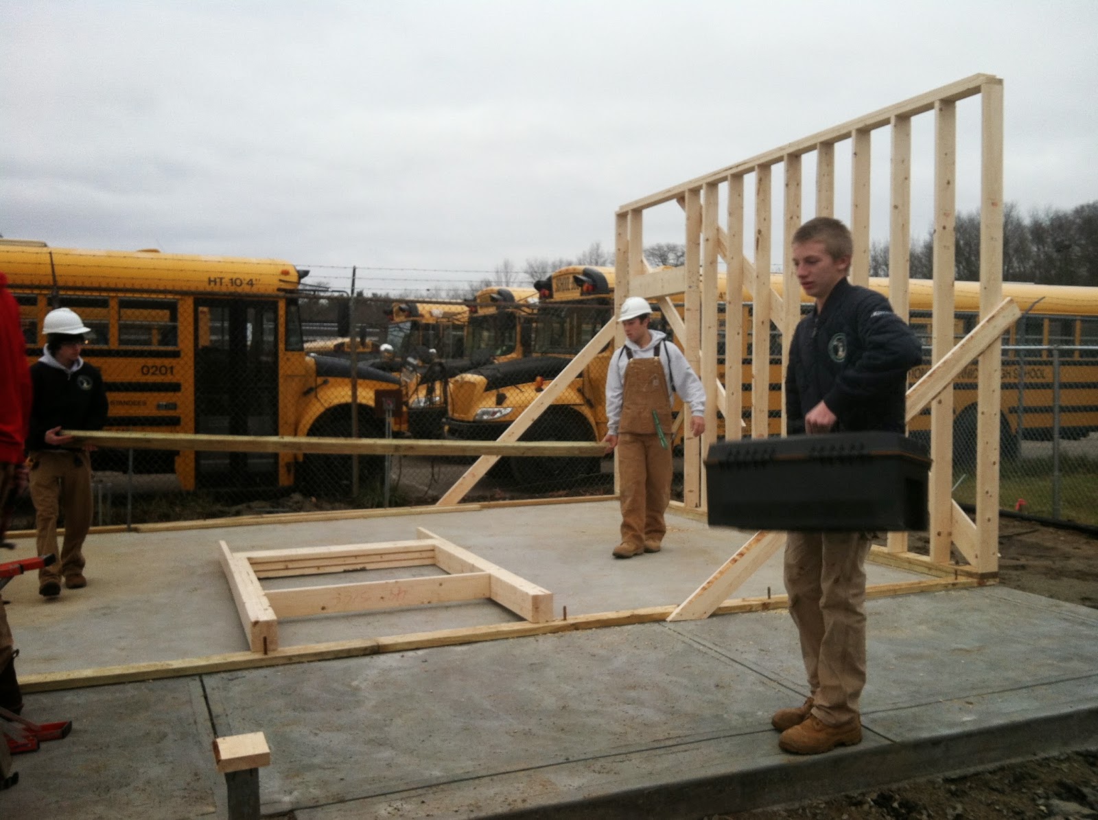South Shore Vocational Technical High School : Carpentry Students ...